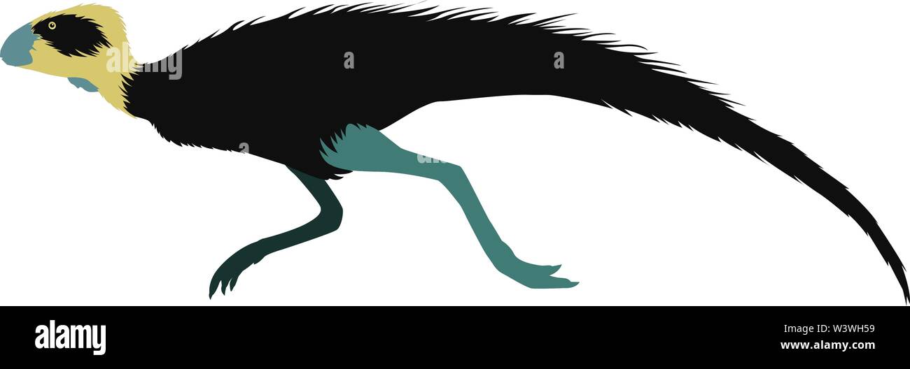 Pisanosaurus, illustration, vector on white background Stock Vector ...