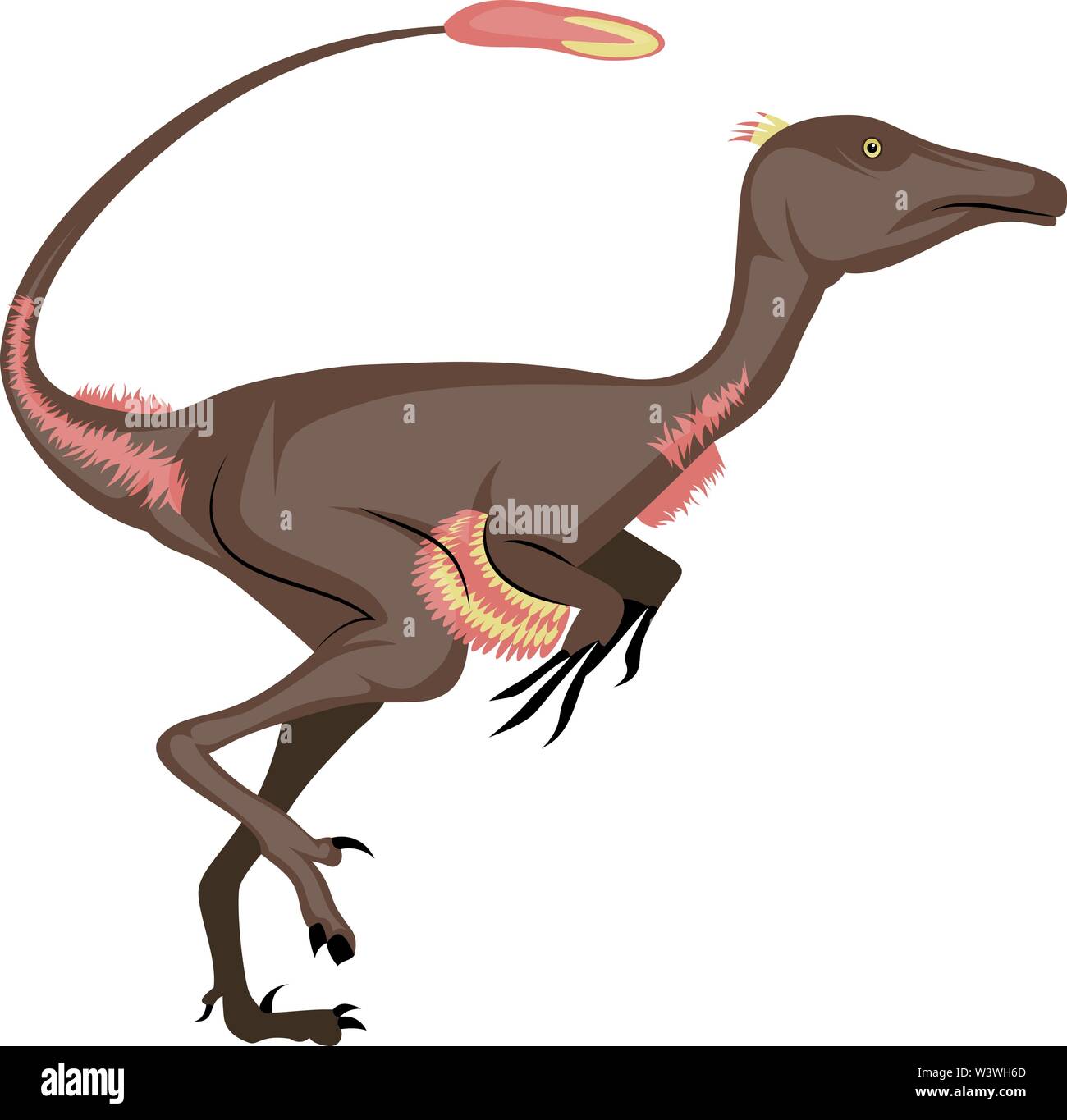 Model of troodon Stock Vector Images - Alamy