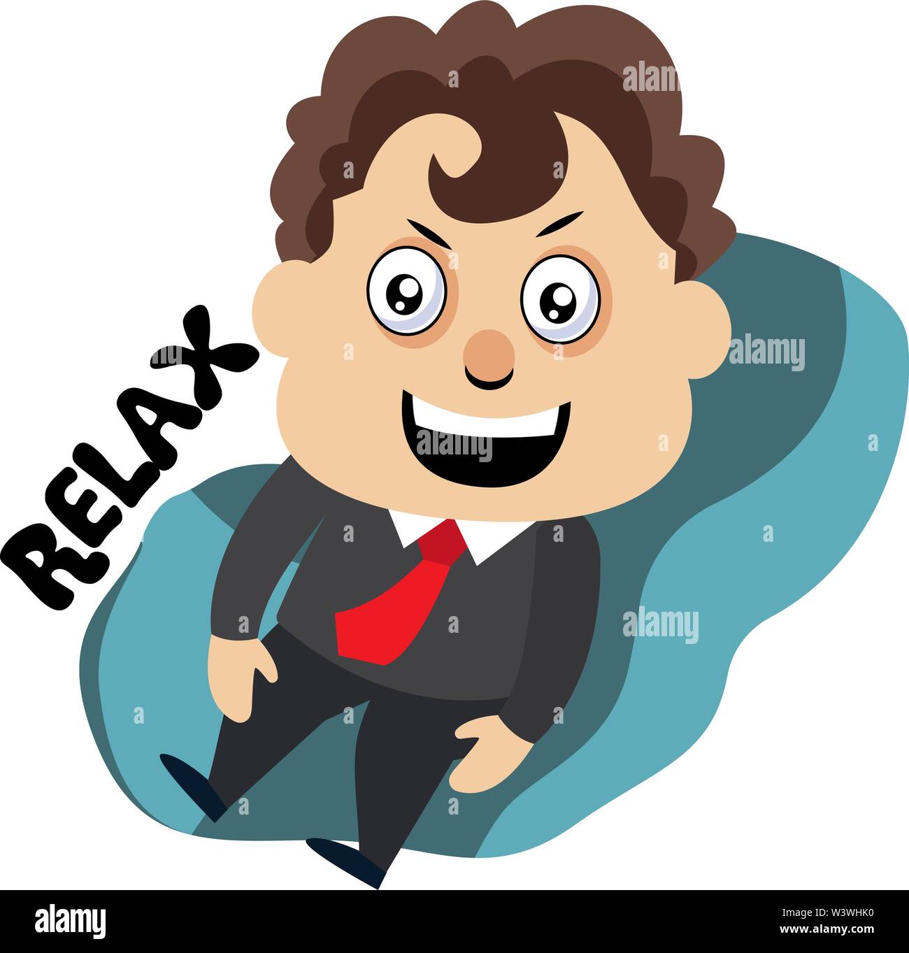 Beach chair on in Stock Vector Images - Alamy