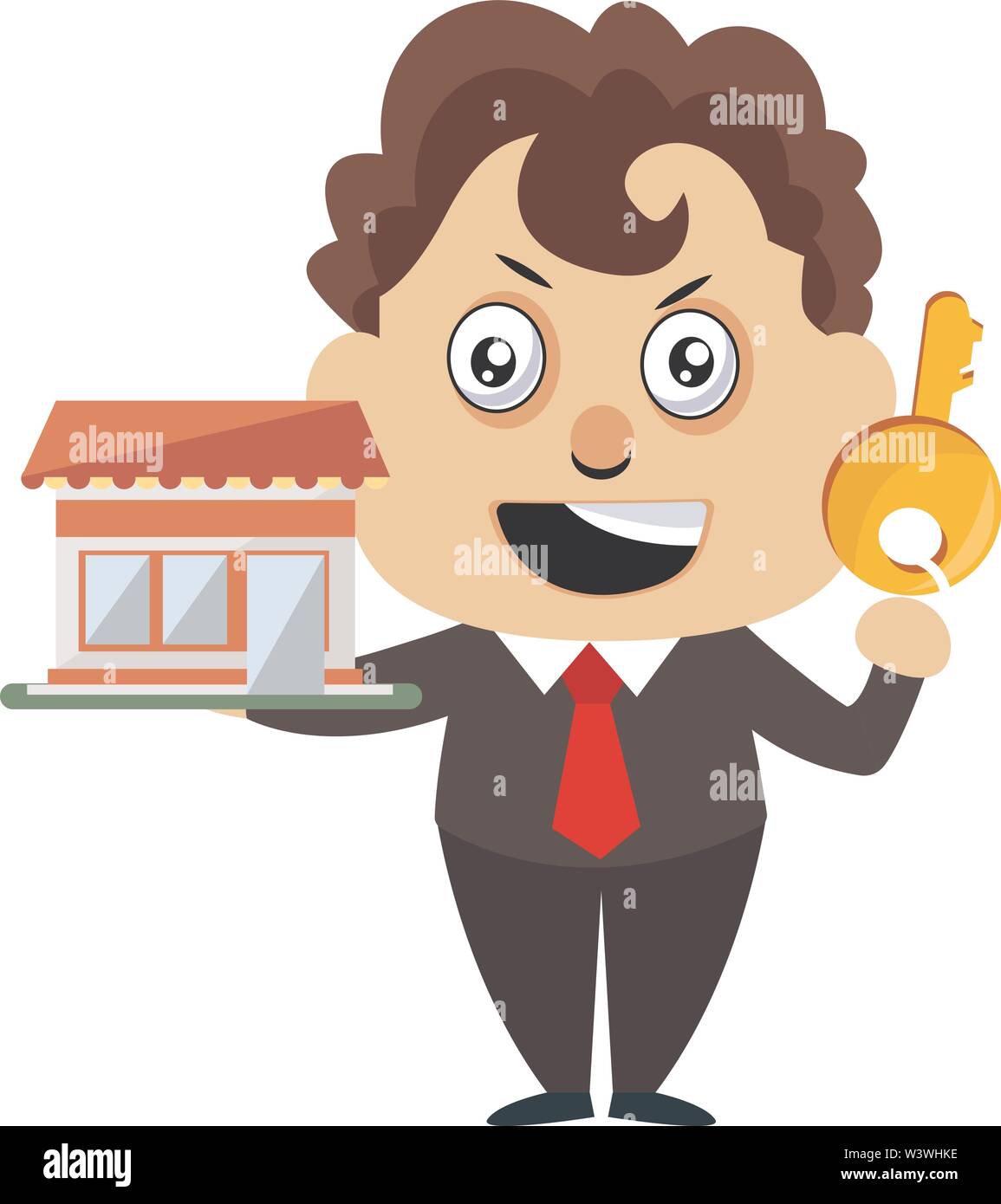 Cartoon illustration key hi-res stock photography and images - Alamy