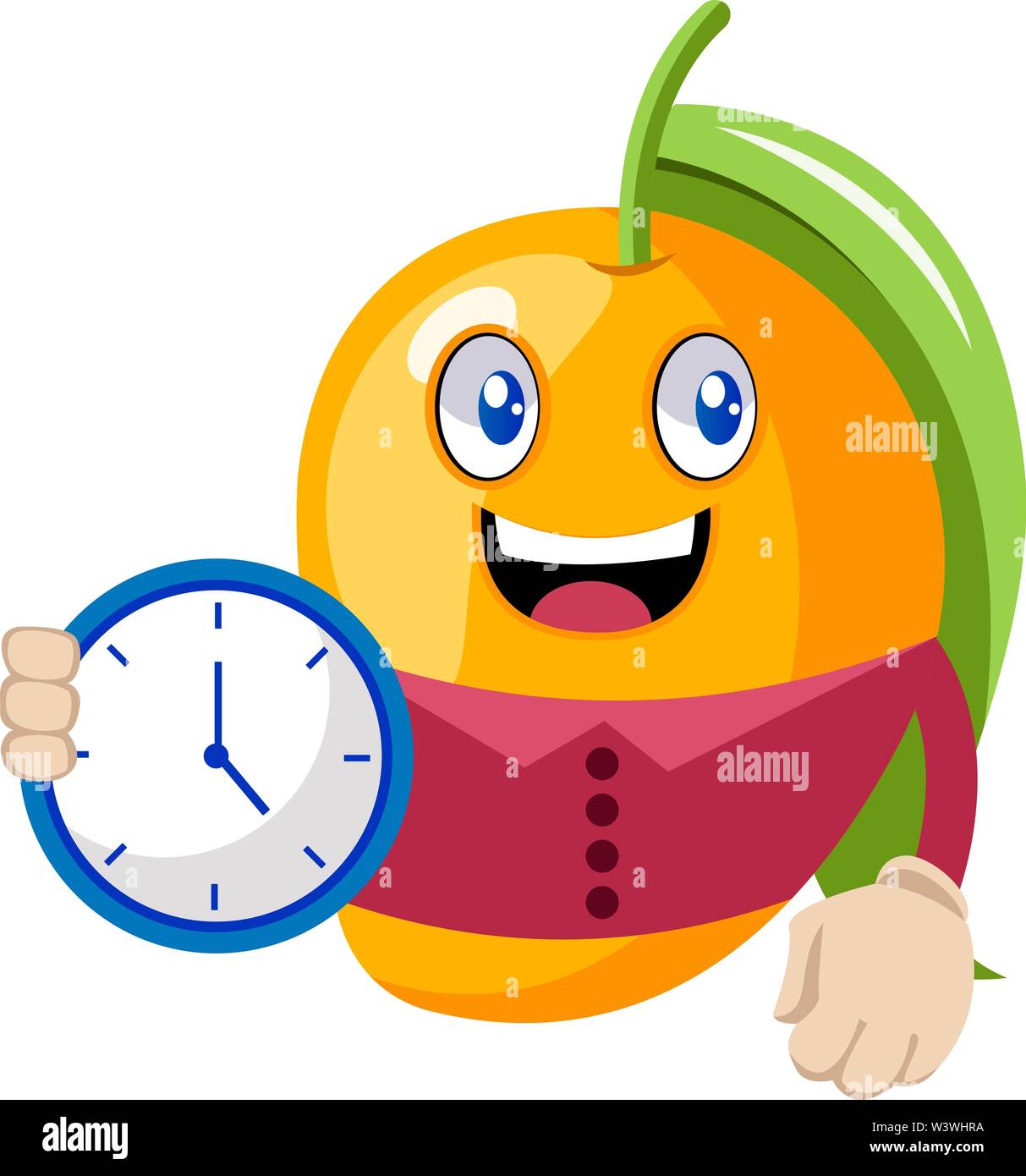 Clock fruit Stock Vector Images - Alamy