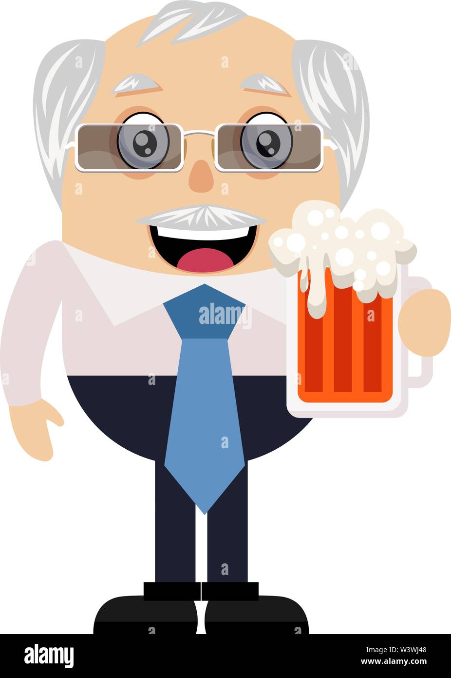 Set old man on Cut Out Stock Images & Pictures - Alamy