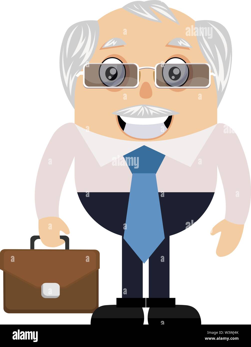 Old man on holiday Cut Out Stock Images & Pictures - Alamy