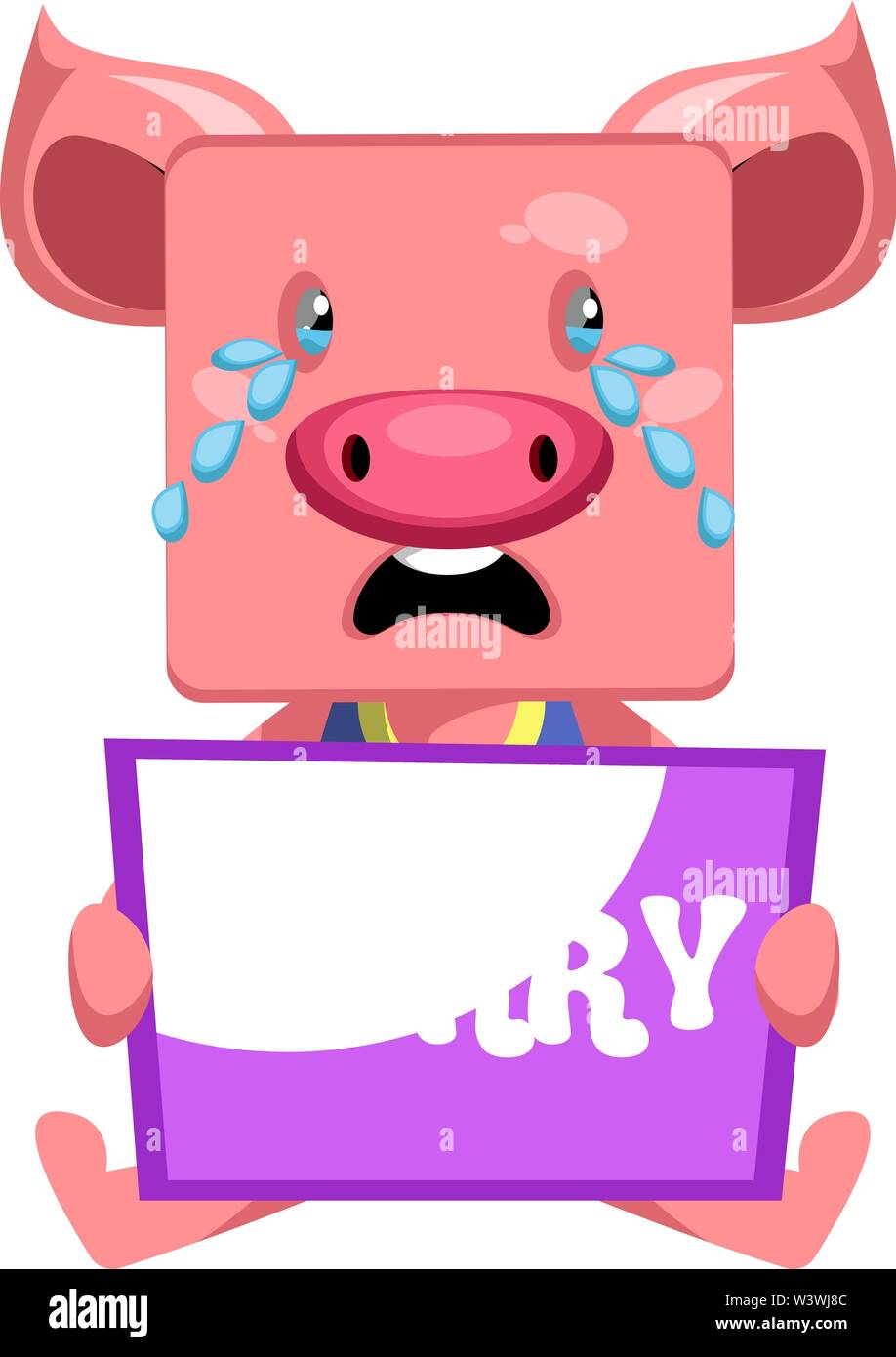 Warning farm sign Stock Vector Images - Alamy