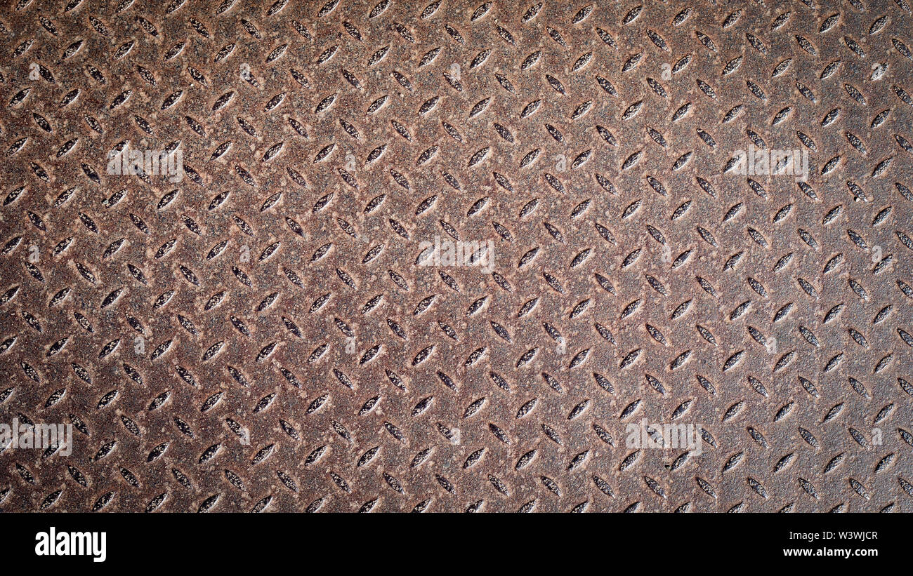 Corroded metal rusty floor texture background with copy space Stock ...