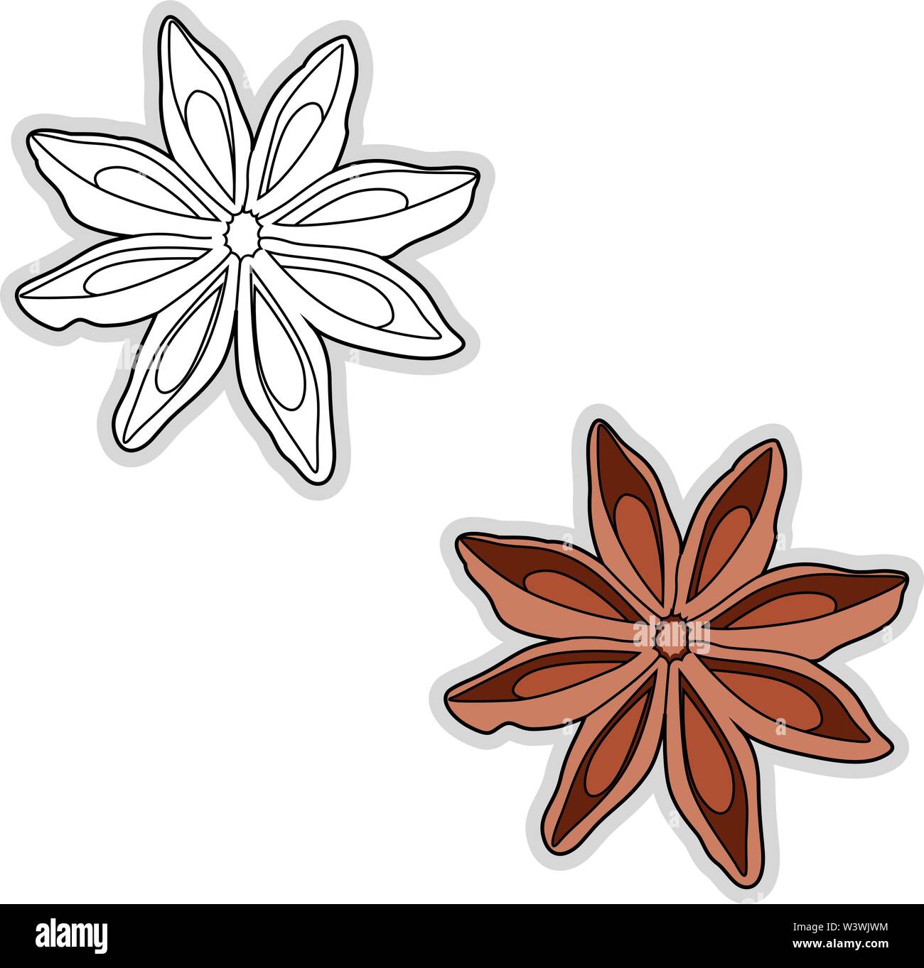 Anise green Stock Vector Images - Alamy