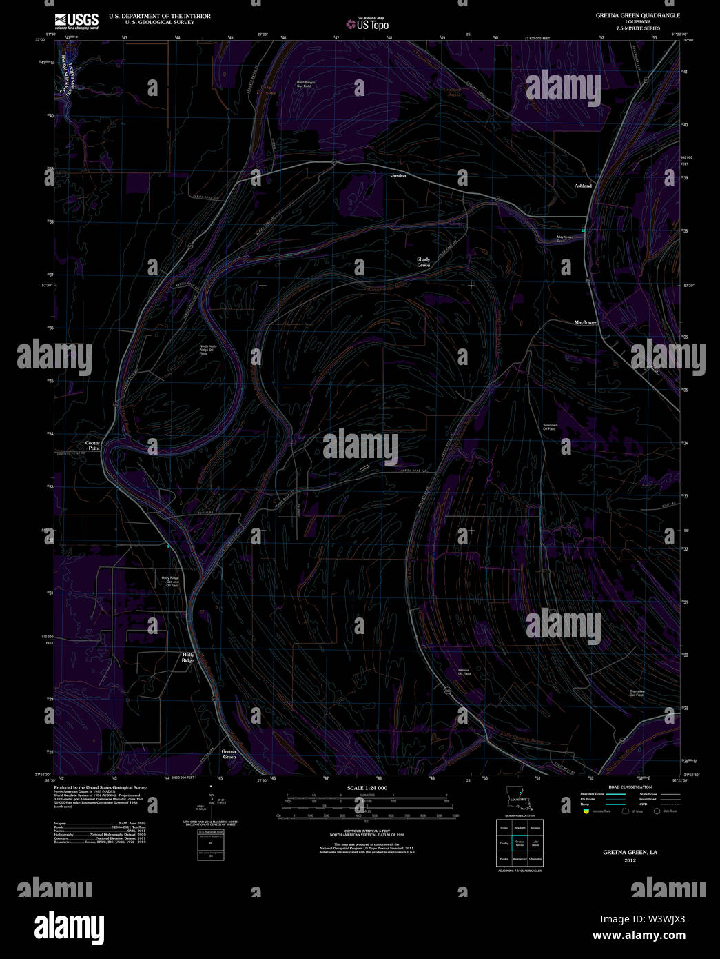 Gretna louisiana map hi-res stock photography and images - Alamy