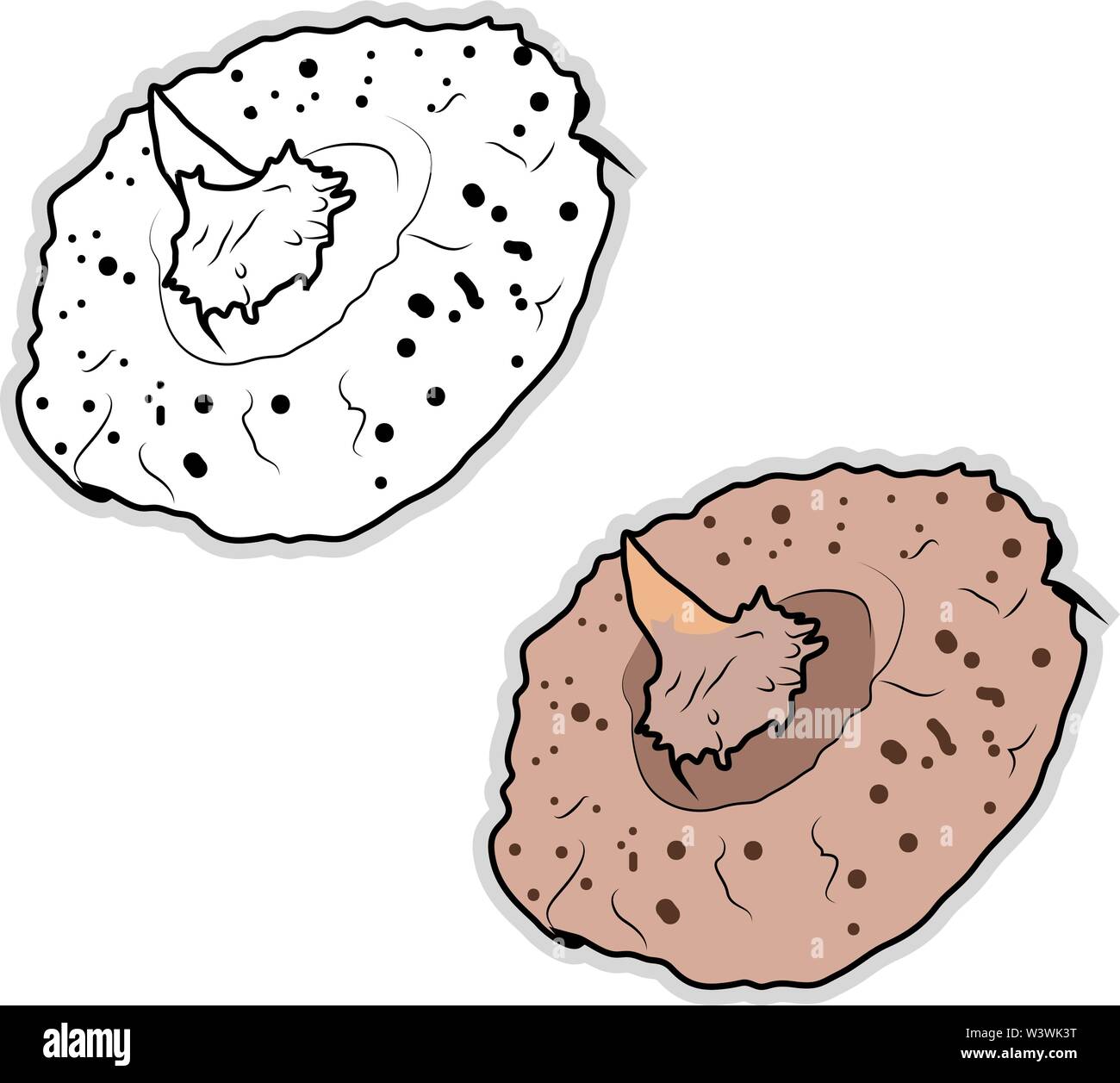 Konnyaku vector hi-res stock photography and images - Alamy