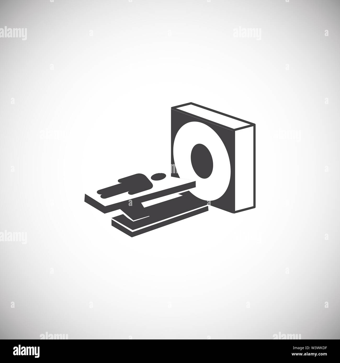 Human scanning related icon on background for graphic and web design ...