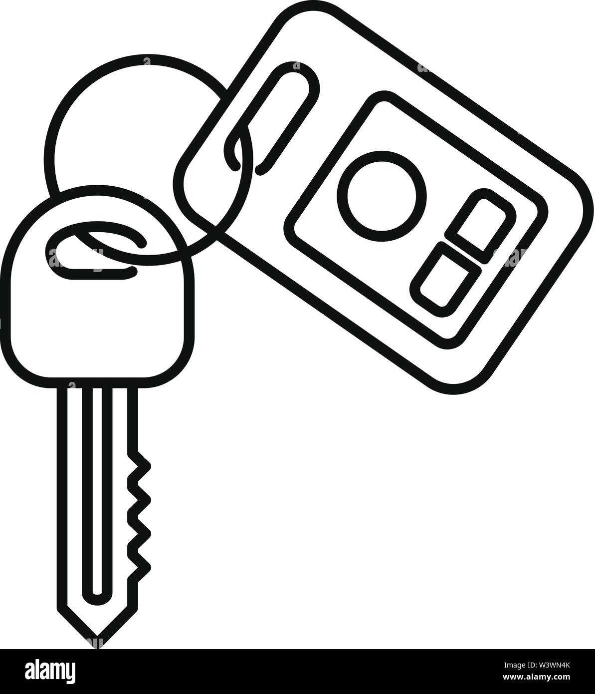 Car key security icon. Outline car key security vector icon for web ... Car key security icon. Outline car key security vector icon for web ...
