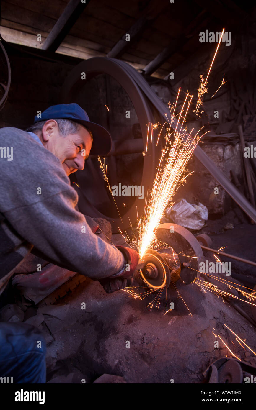 Sword making tools hi-res stock photography and images - Alamy