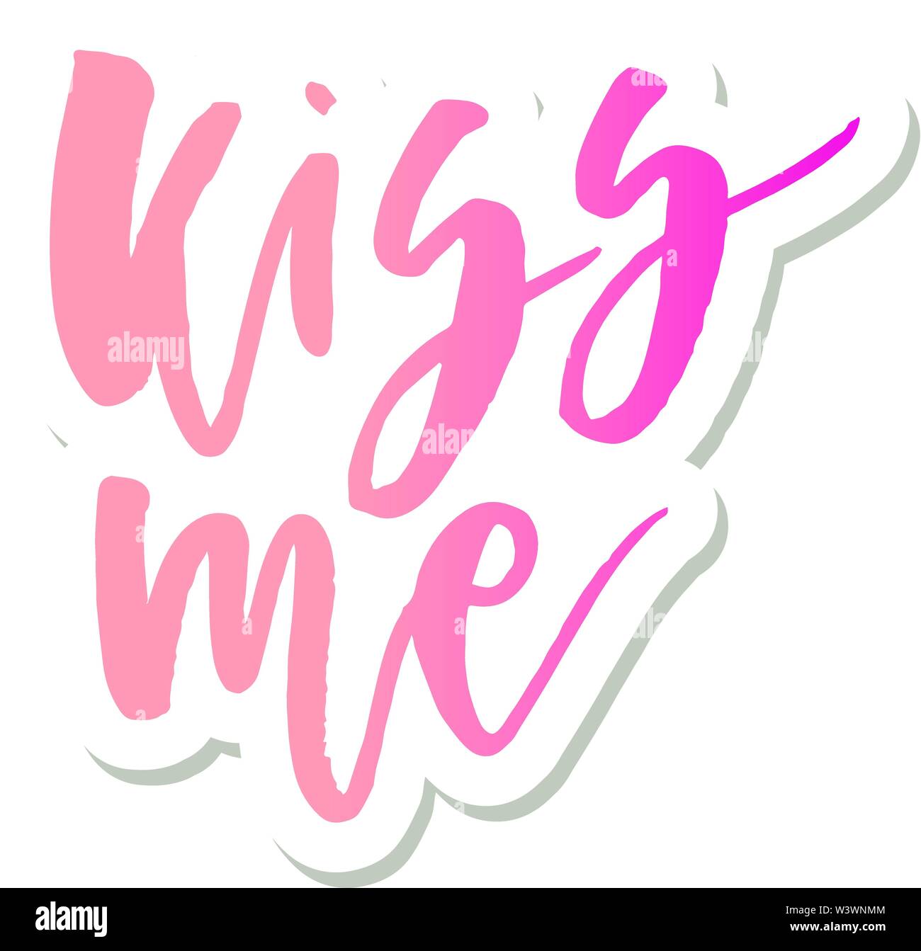 Enjoy day hand lettering Stock Vector Images - Alamy