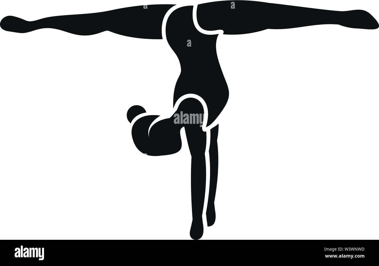Gymnastics Handstand Clipart