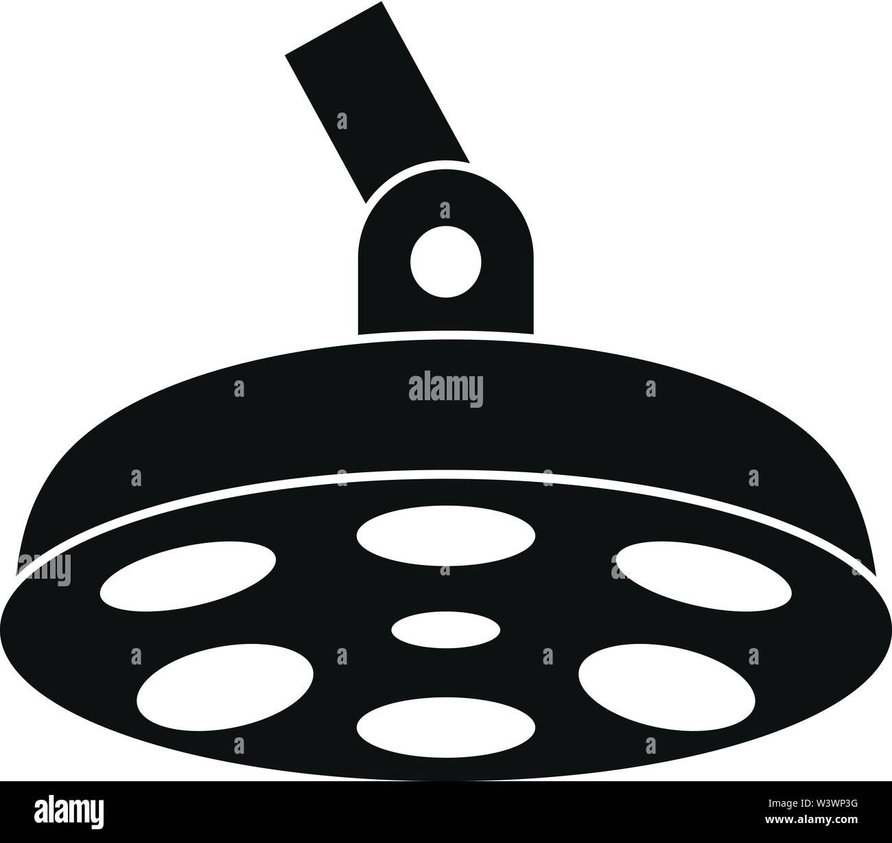 Surgery lamp room icon. Simple illustration of surgery lamp room vector ...