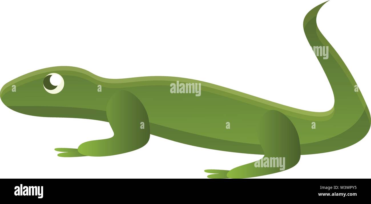 Lizard icon. Cartoon of lizard vector icon for web design isolated on ...