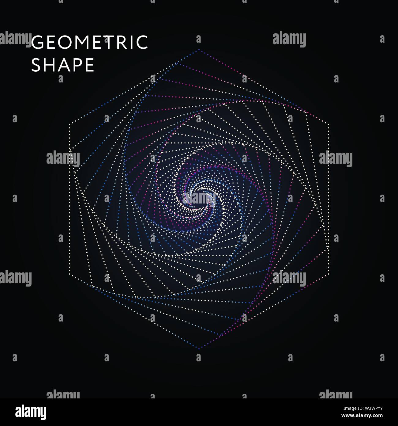 Geometric Shape Vector Graphic Illustration Gradient minimal Stock ...