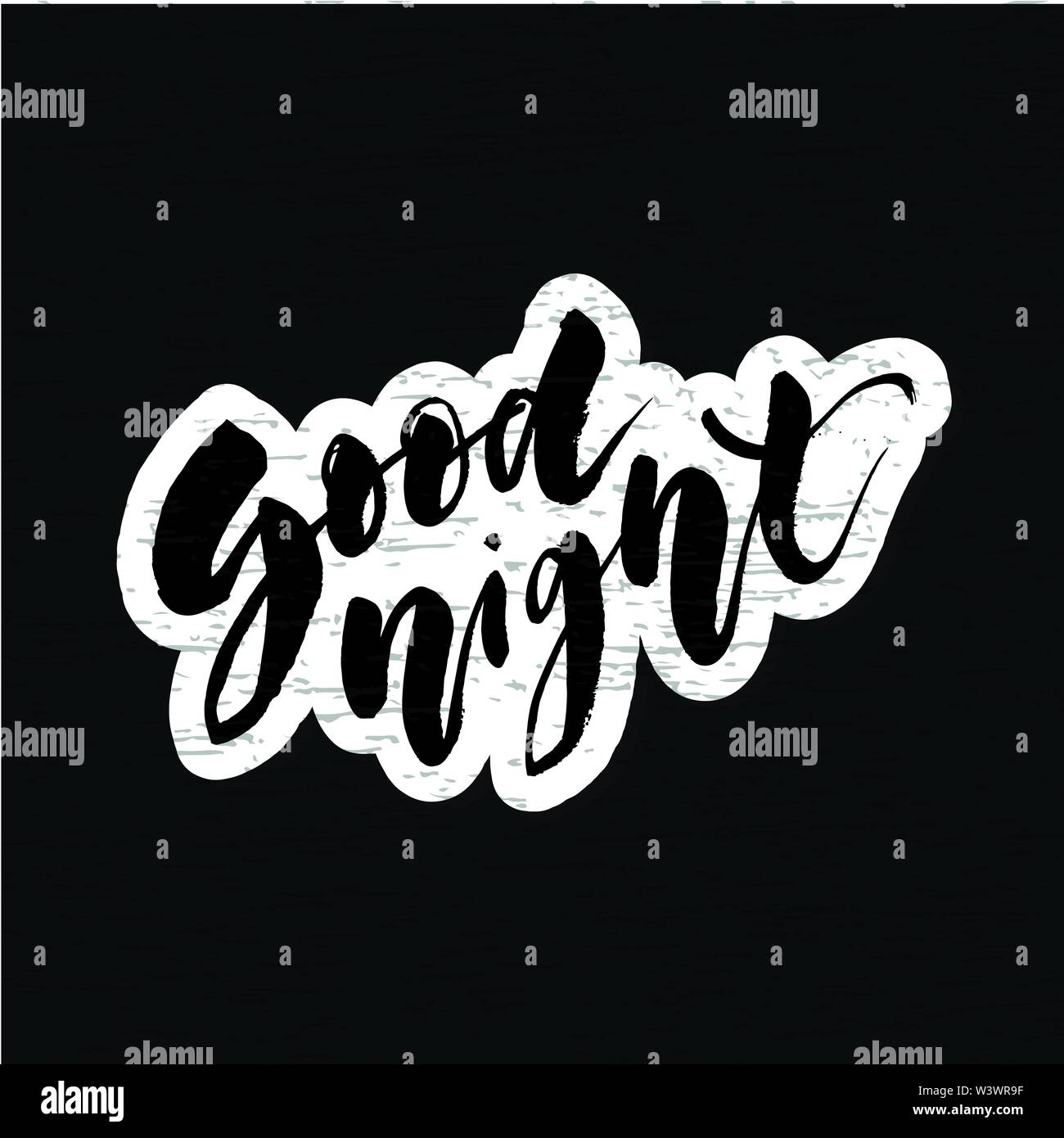 Good Morning Lettering Calligraphy Vector Text Phrase typography Type ...