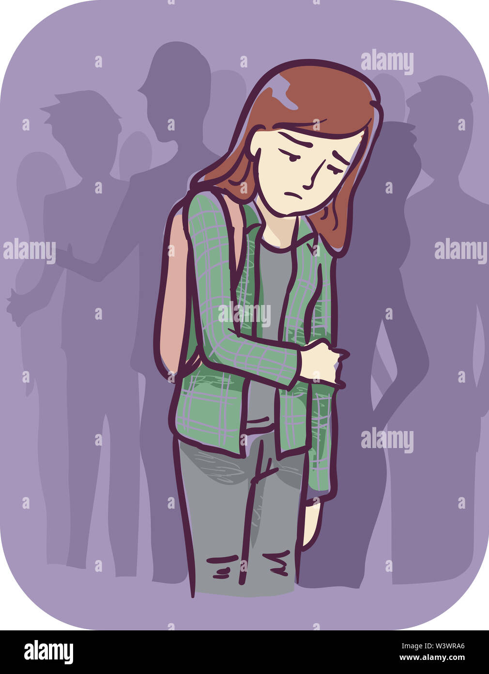 Girl Holding Arm