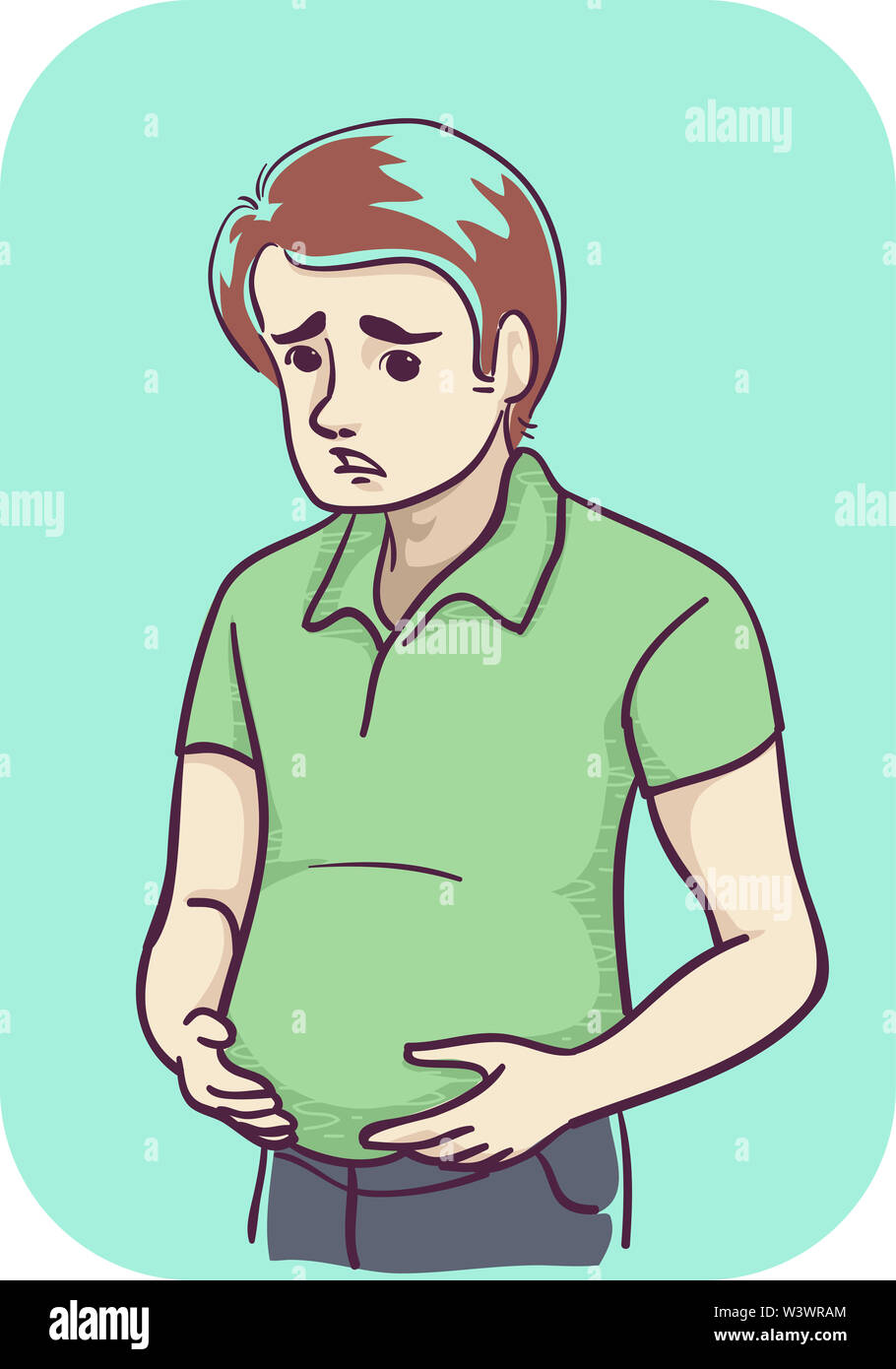 Bloated Belly Man