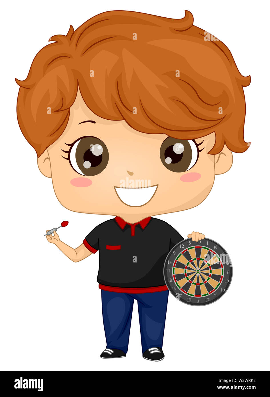 Darts Player Clip Art