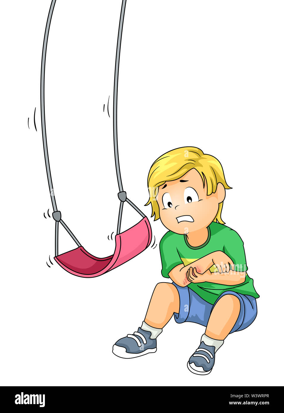 Children Falling Down Clipart
