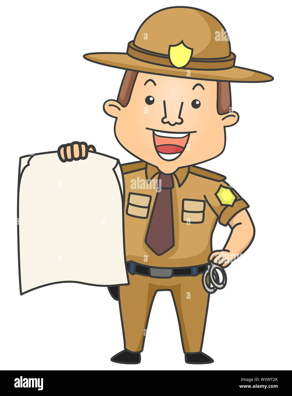 Wild west cartoon sheriff hi-res stock photography and images - Alamy