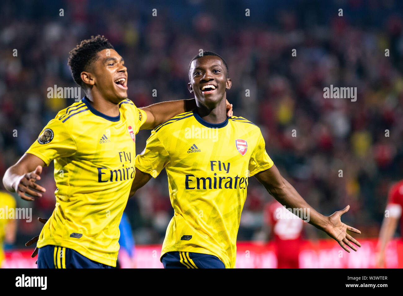 Arsenals eddie nketiah scoring hi-res stock photography and images - Alamy