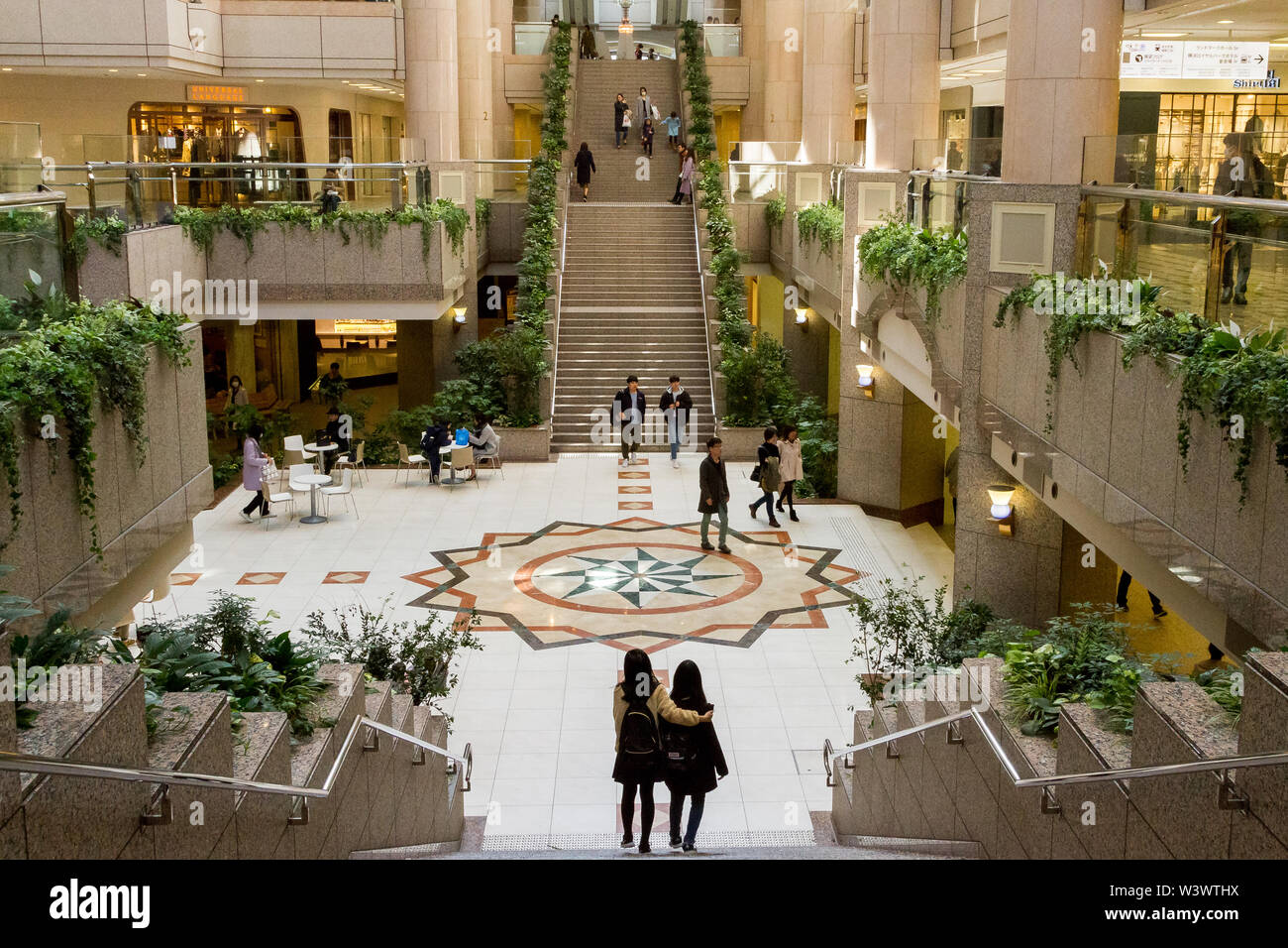 Landmark Plaza, under Landmark Tower, Sakuragicho, Yokohama, Japan ...