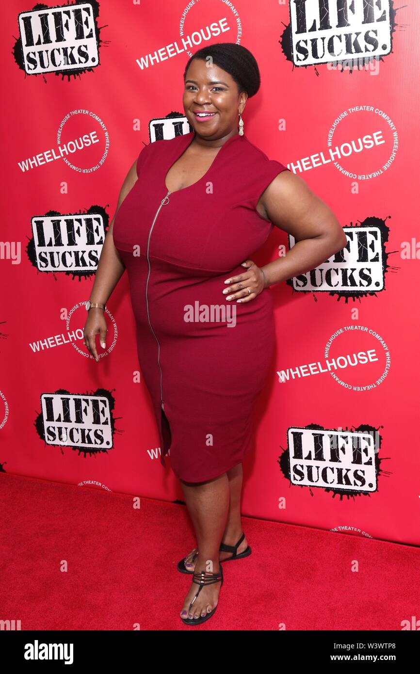 Opening night for Life Sucks held at Theatre Row's Acorn Theatre ...