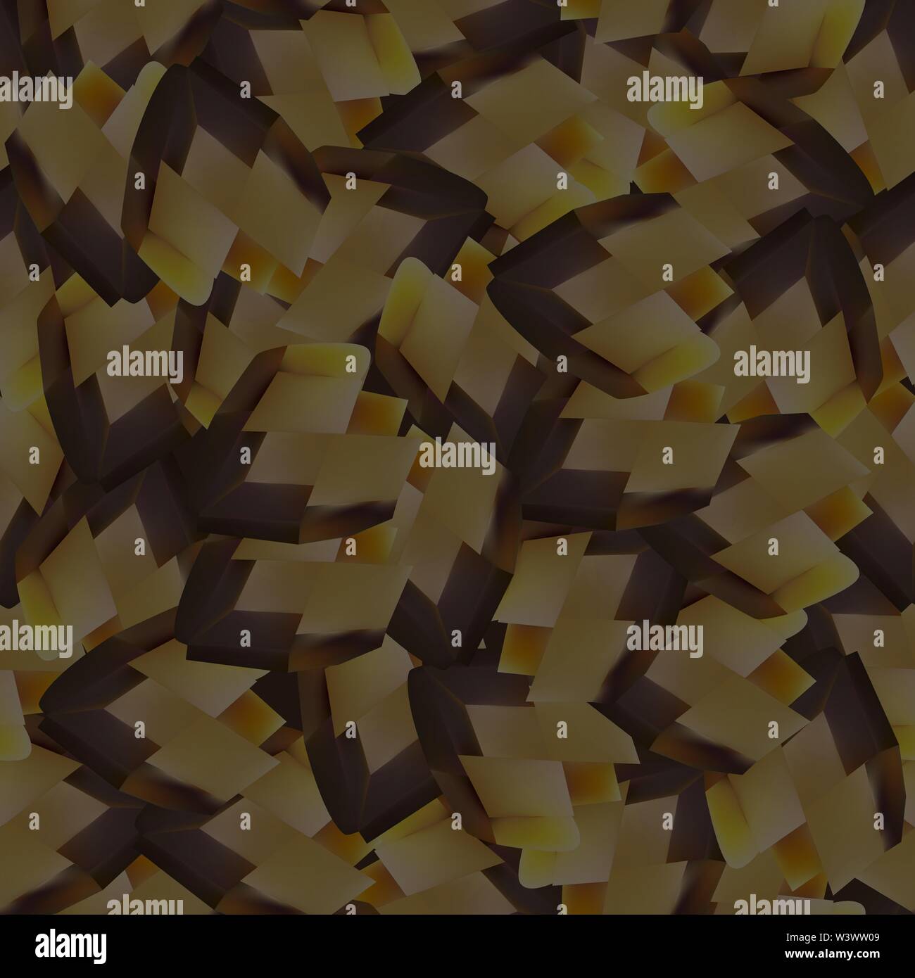 Golden diamond shape. Seamless pattern background. Vector illustration ...