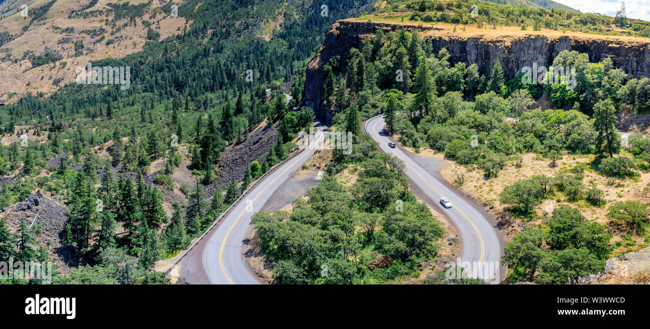 View from Rowena Crest Viewpoint, Old Columbia River Scenic Highway ...