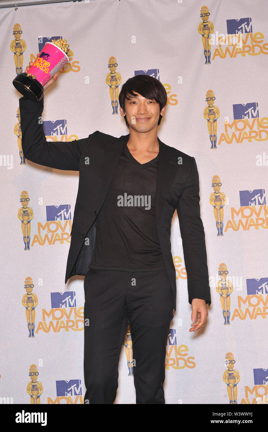 LOS ANGELES, CA. June 07, 2010: Rain, winner of the Best Badass award ...