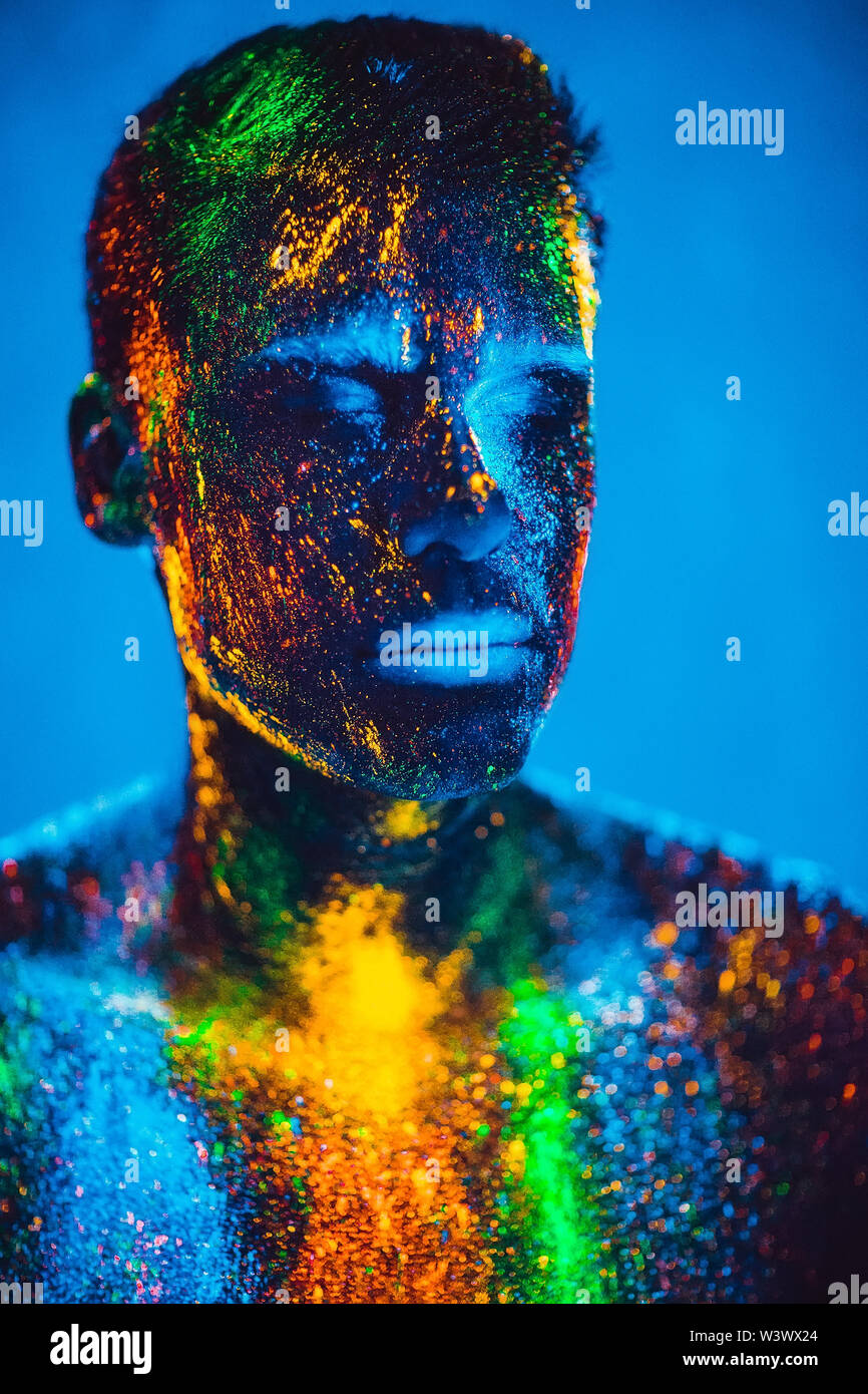 Fluorescent powder hi-res stock photography and images - Alamy