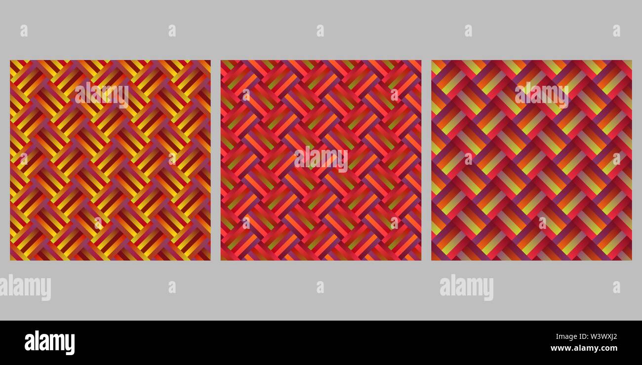 Geometrical rectangle pattern background set - abstract vector designs ...