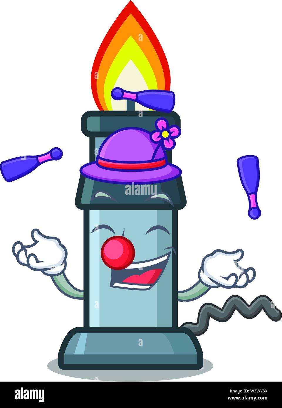 Cartoon bunsen burner hi-res stock photography and images - Alamy