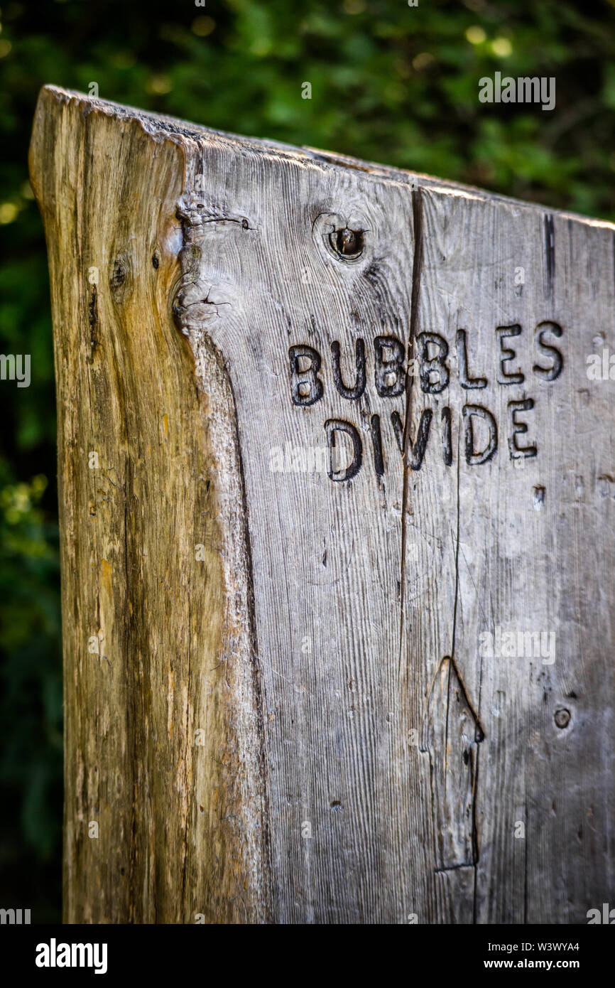 Acadia National Park, ME, USA - August 15, 2018: The Bubbles Divide ...