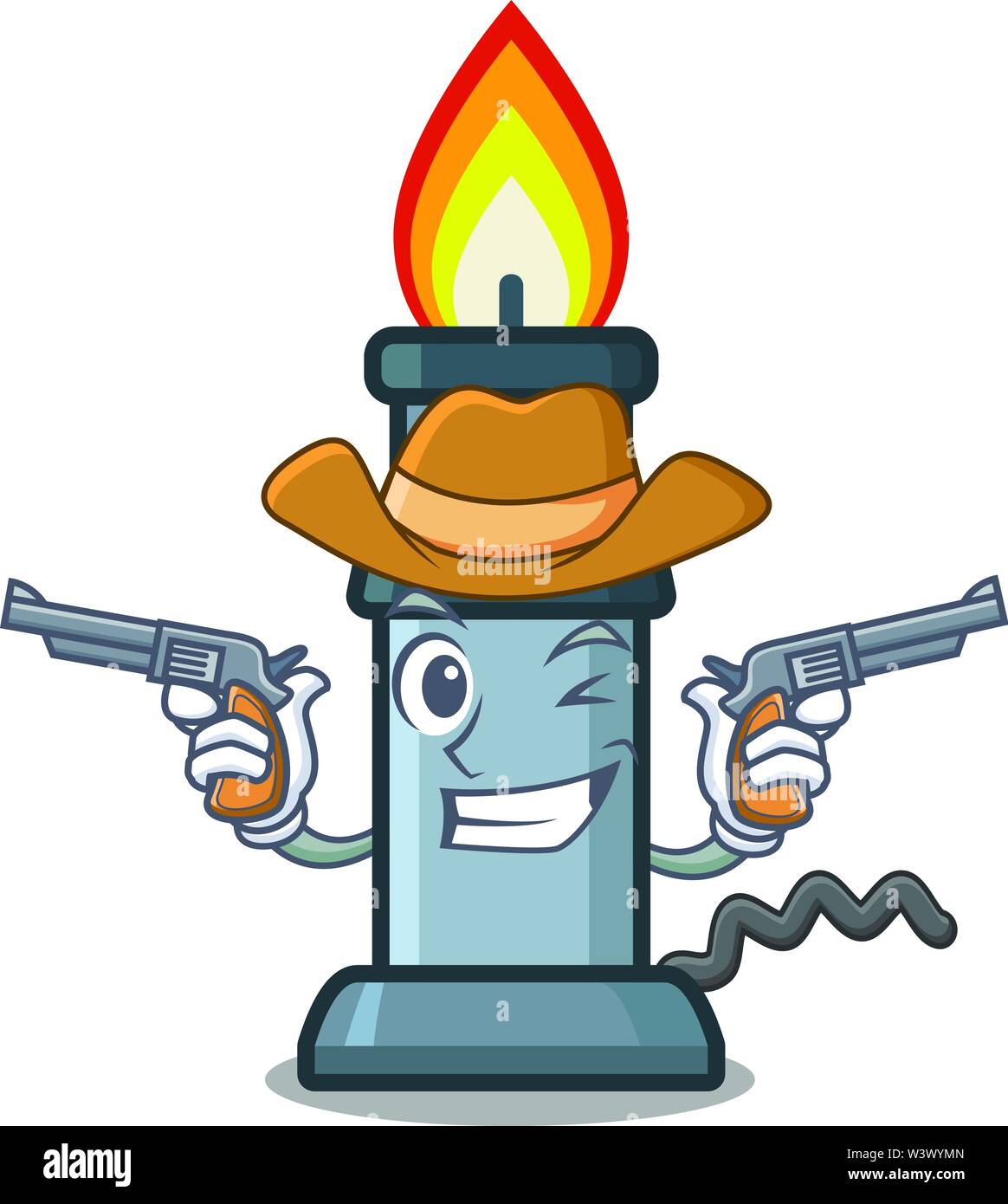 Cartoon bunsen burner Stock Vector Images - Alamy