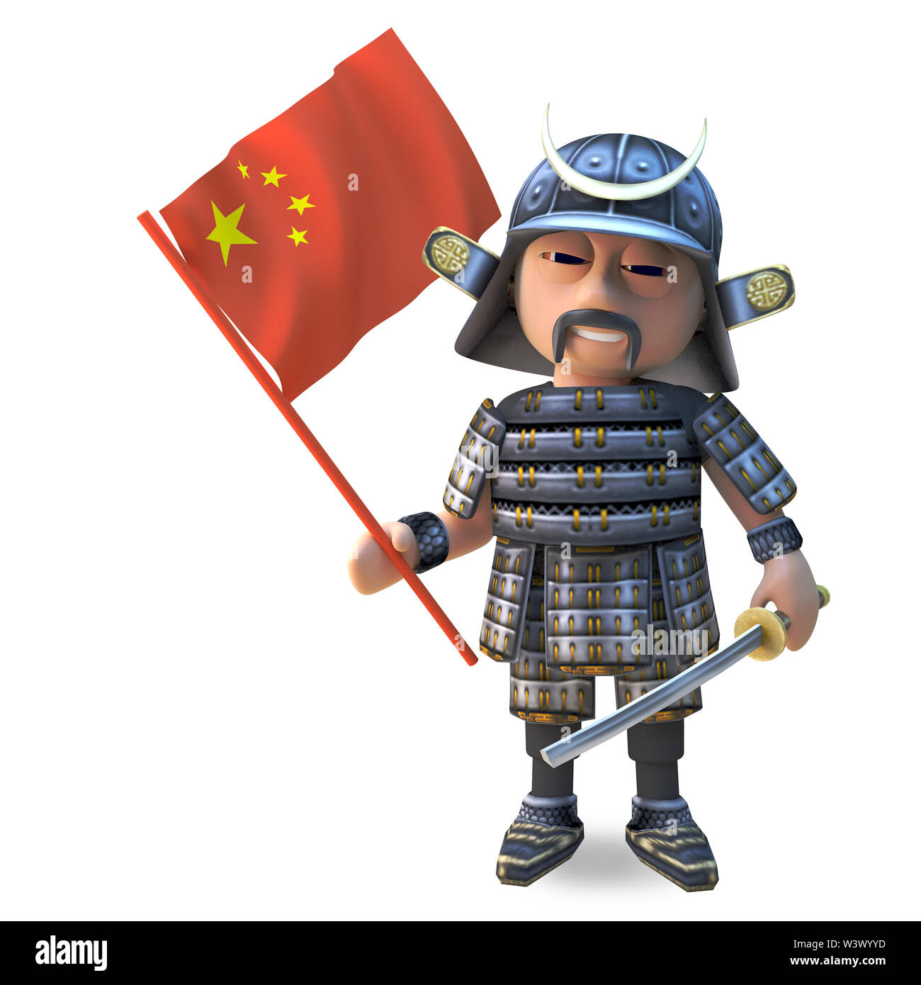 Ancient Chinese Warrior Clipart