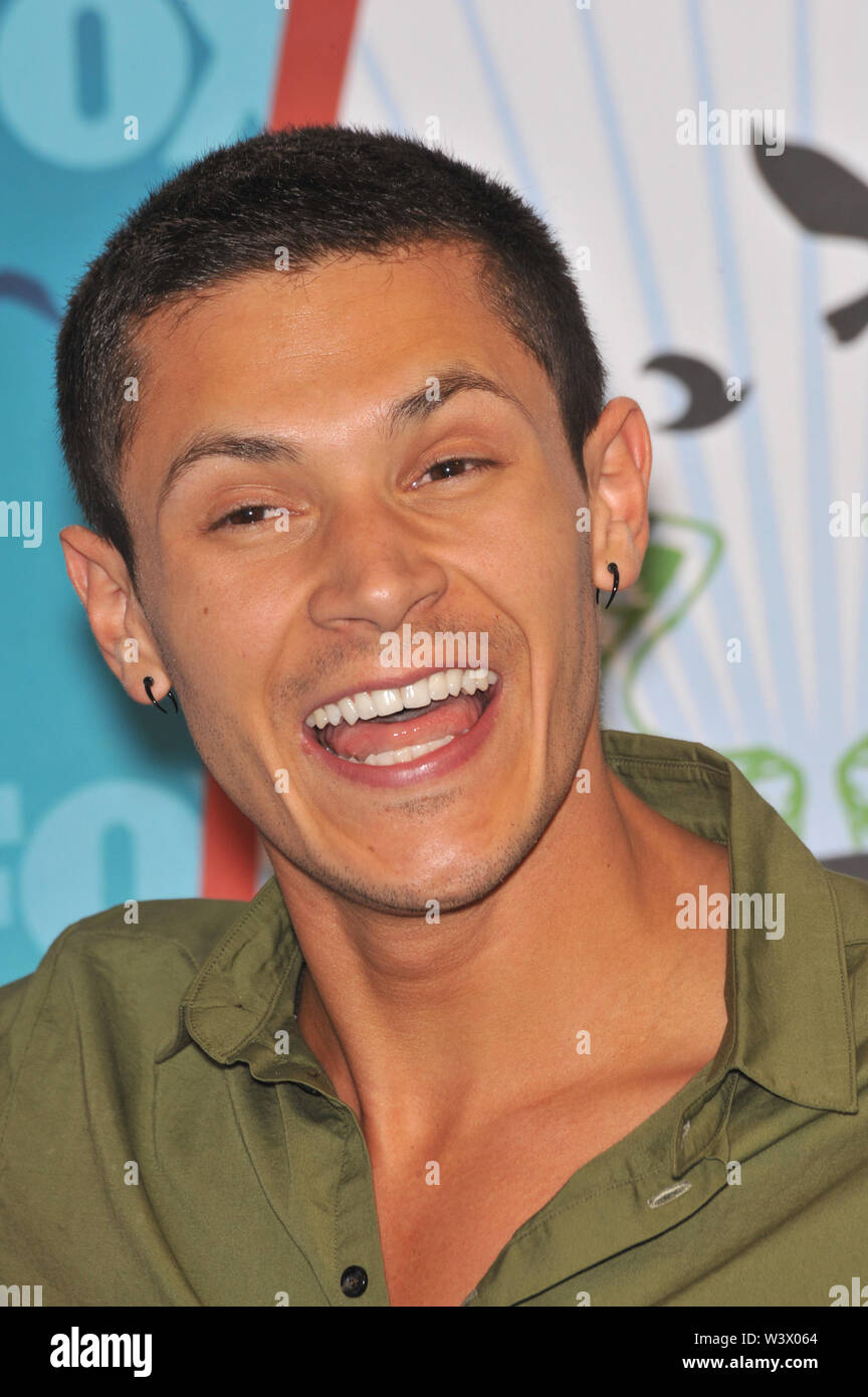 LOS ANGELES, CA. August 08, 2010: Alex Meraz at the 2010 Teen Choice ...
