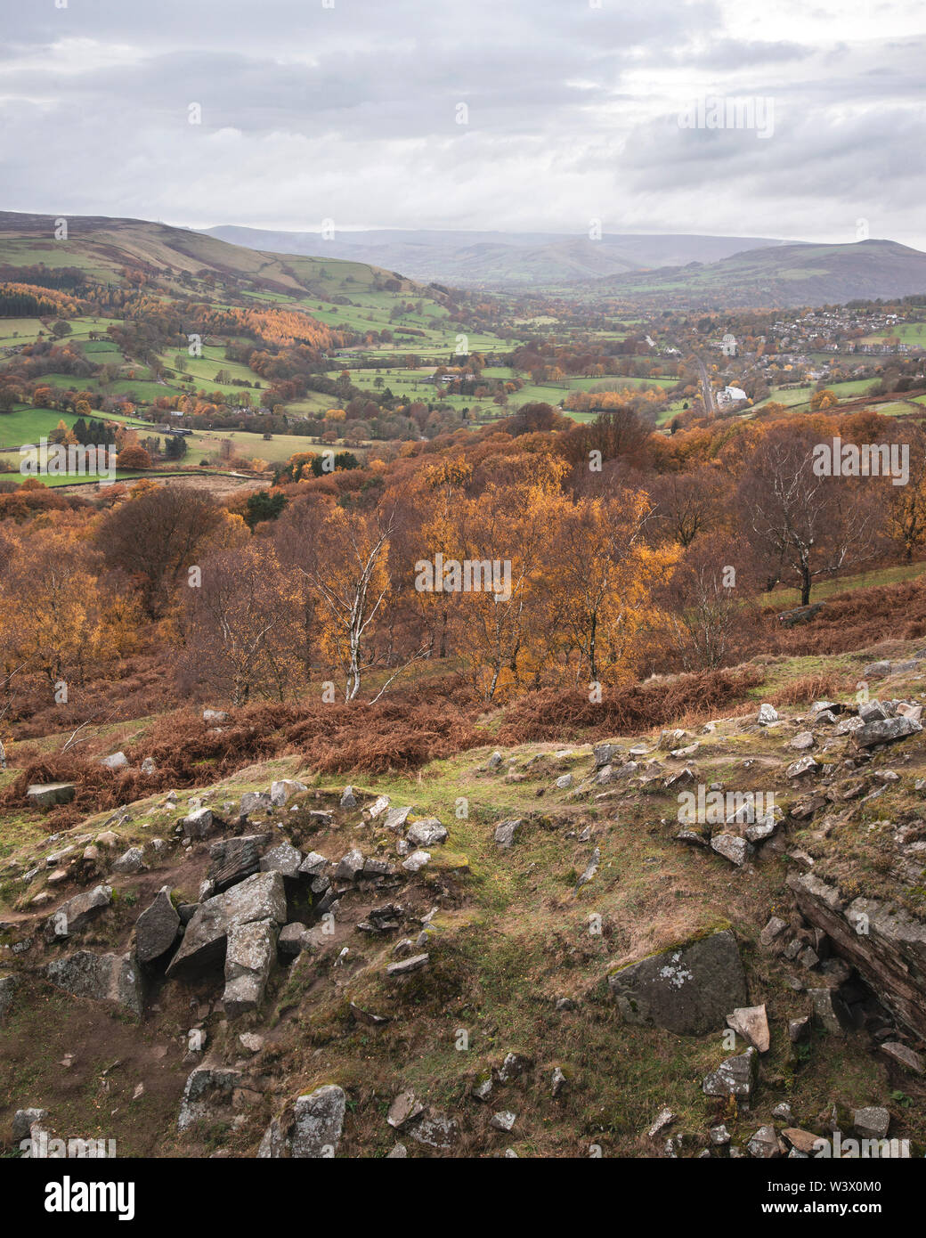 Beautiful Autumn Fall landscape scene from Surprise View in Peak ...