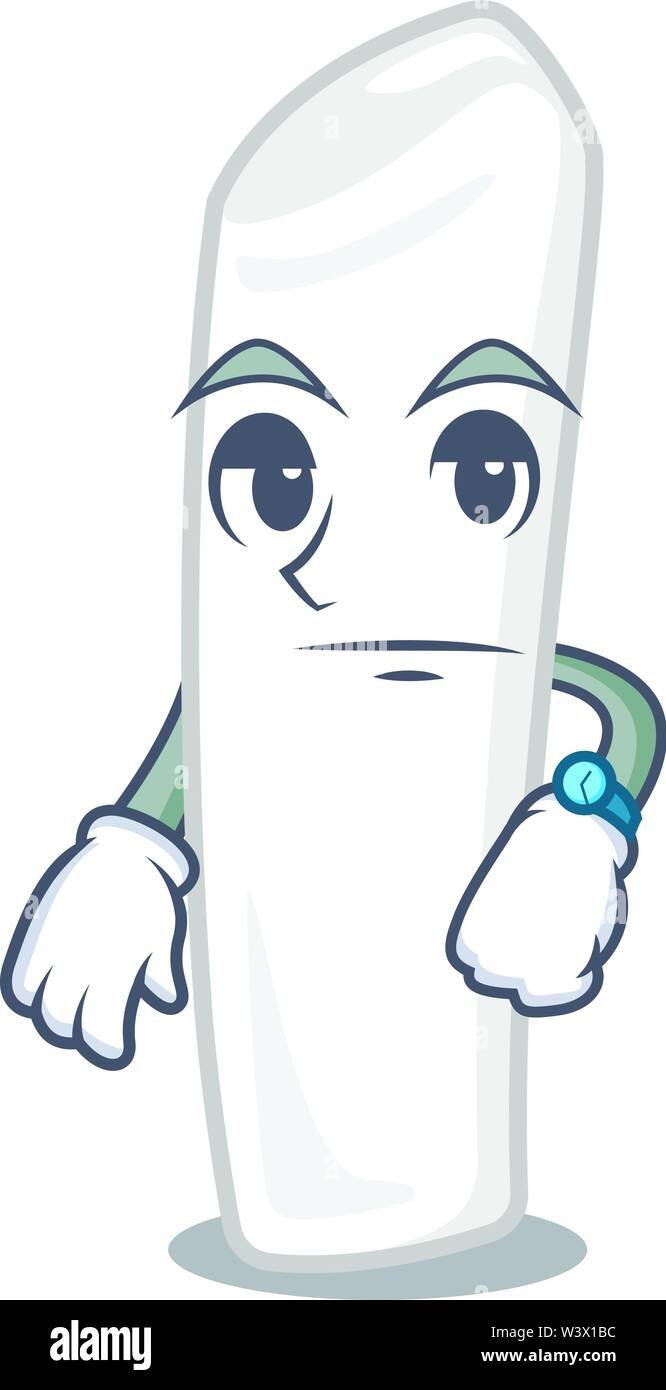 Waiting chalk cartoon in front of board vector illustration Stock ...