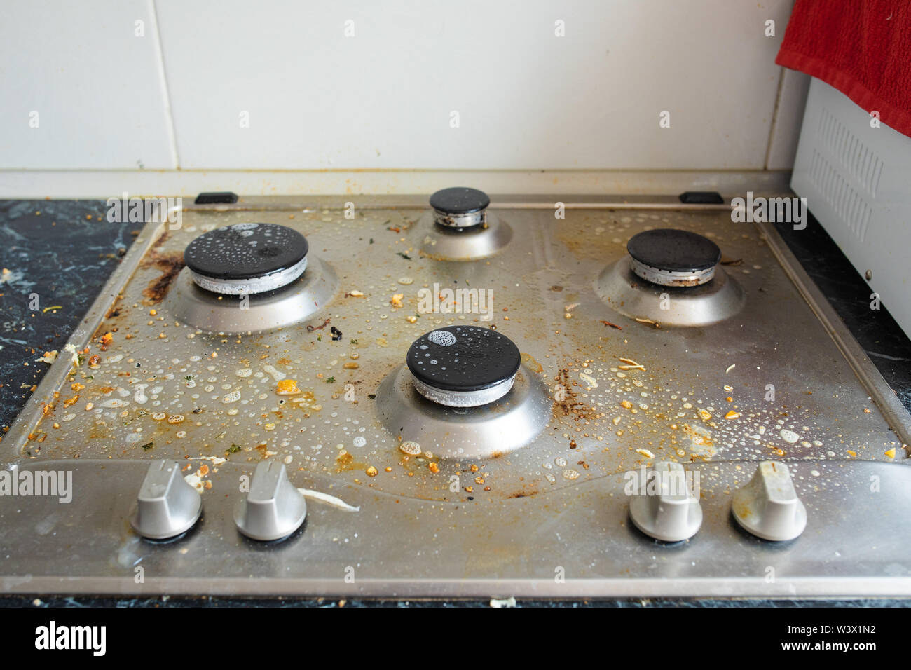 Dirty Gas Cooker High Resolution Stock Photography and Images - Alamy