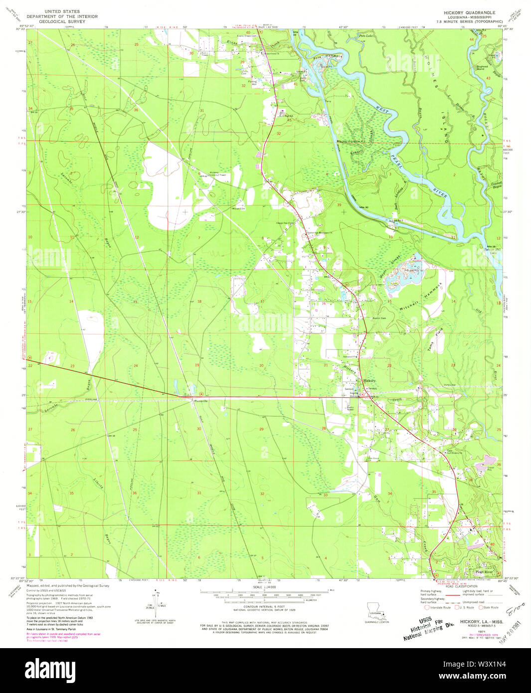 Hickory map Cut Out Stock Images & Pictures - Alamy
