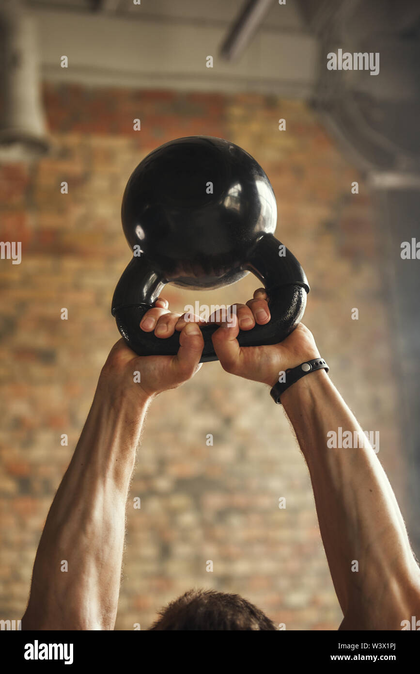 Dumbbell holding hi-res stock photography and images - Alamy