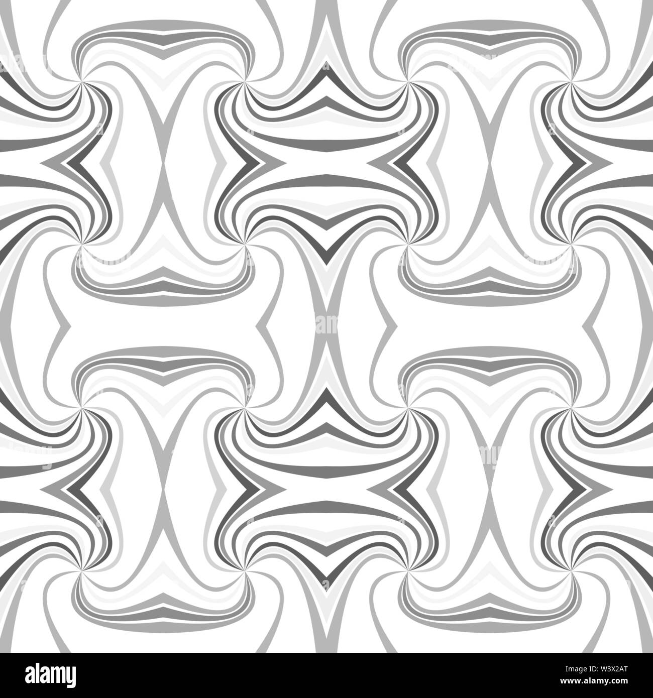 Grey seamless psychedelic abstract spiral ray burst stripe pattern ...