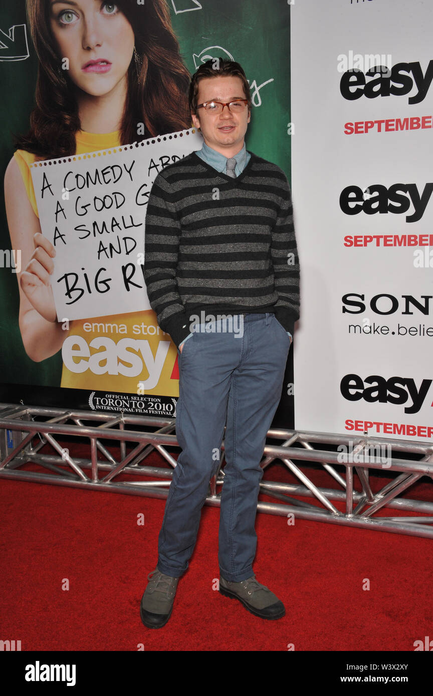 LOS ANGELES, CA. September 14, 2010: Dan Byrd at the premiere of "Easy ...