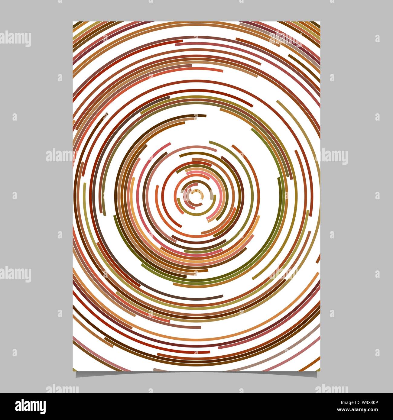 Colorful circular abstract flyer background template - vector design ...