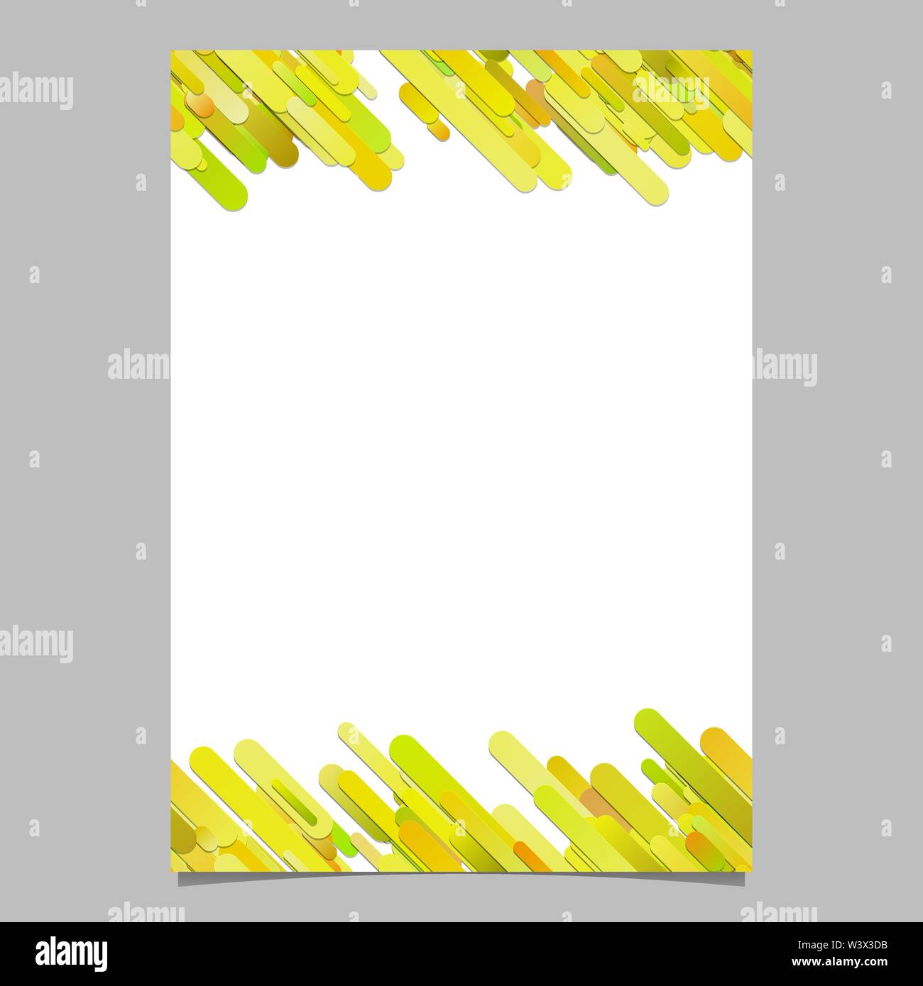 Trendy diagonal gradient rounded stripe pattern flyer background template design Stock Vector ...