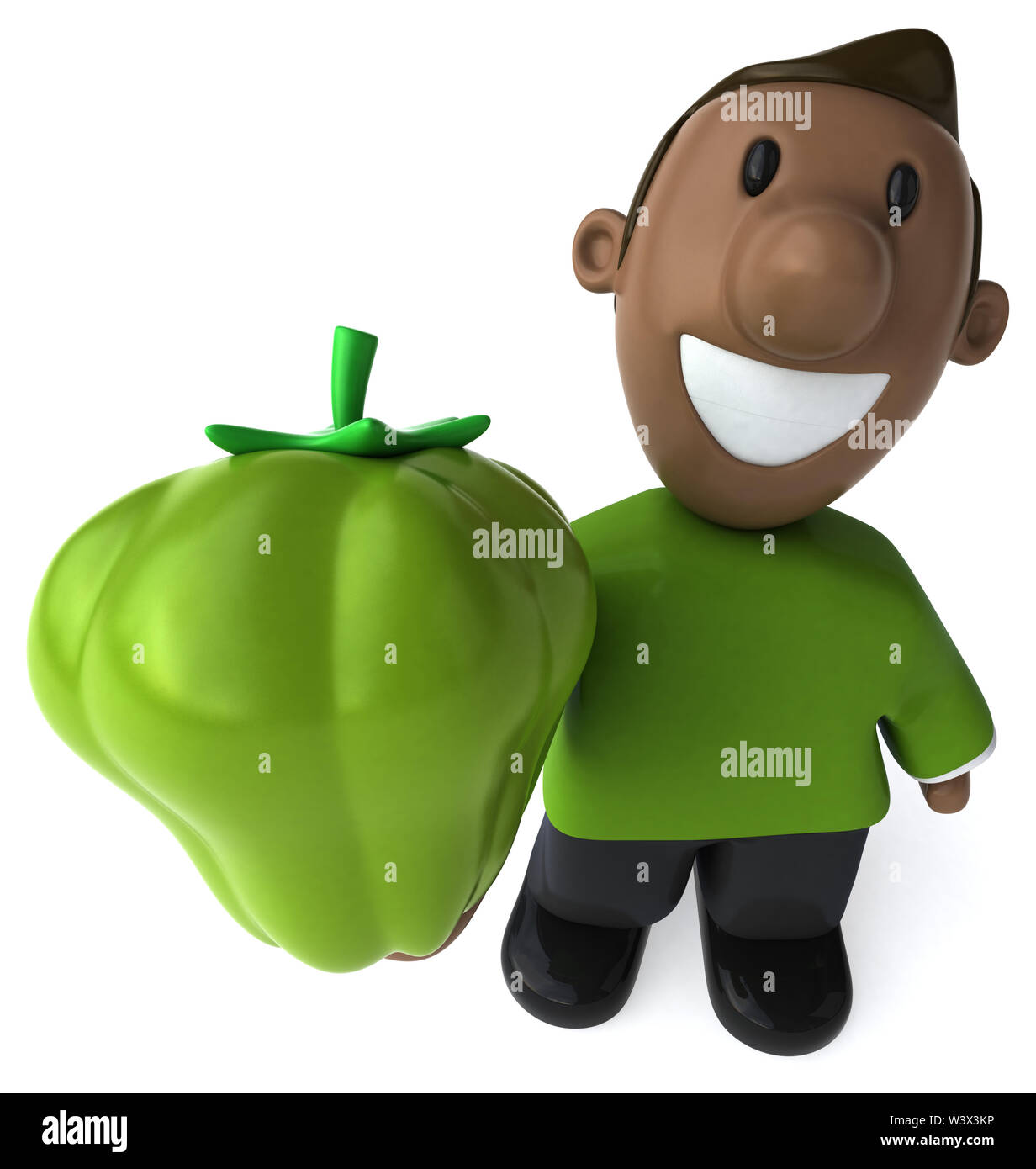 Cartoon guy - 3D Illustration Stock Photo - Alamy