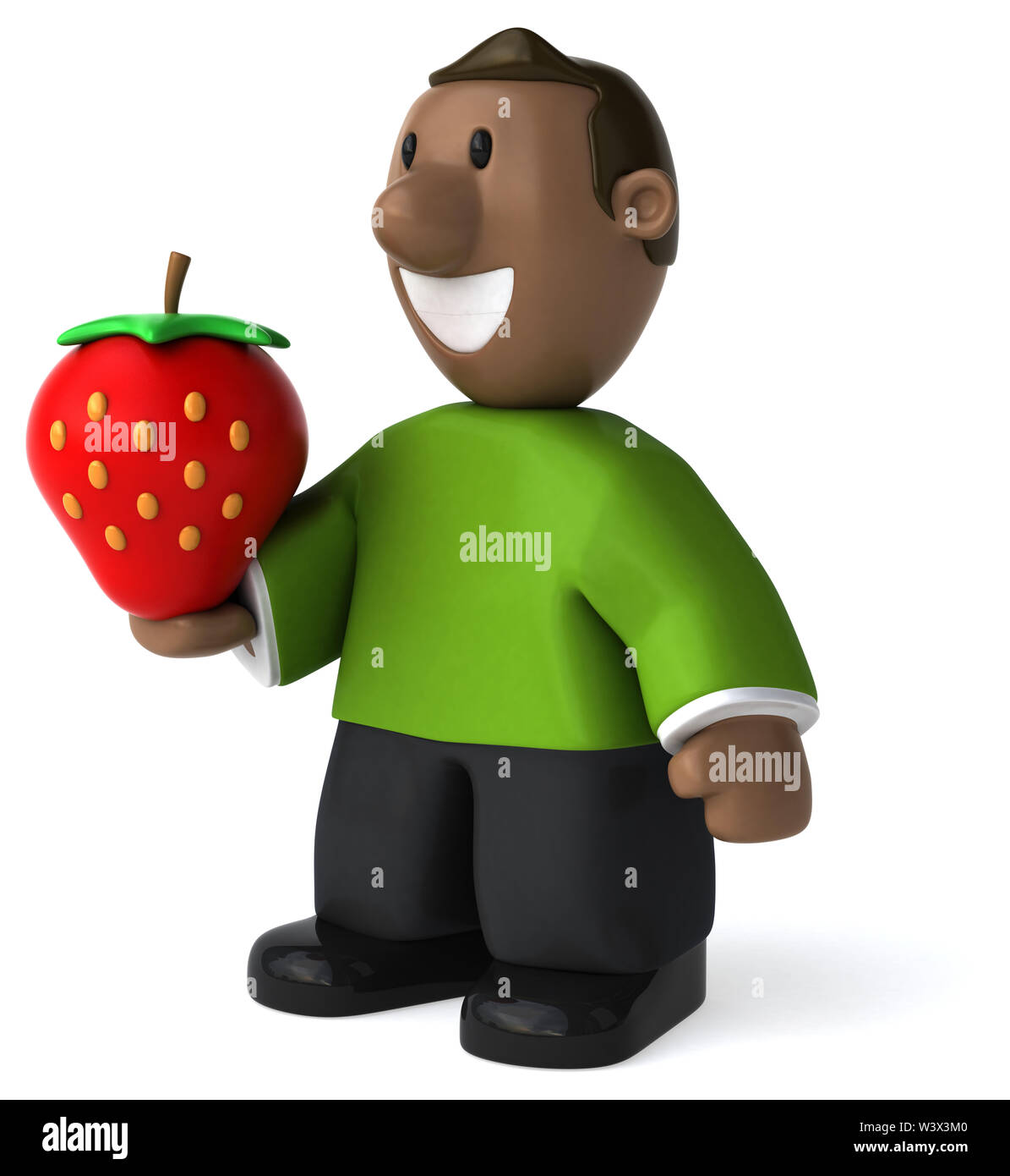 Cartoon guy - 3D Illustration Stock Photo - Alamy